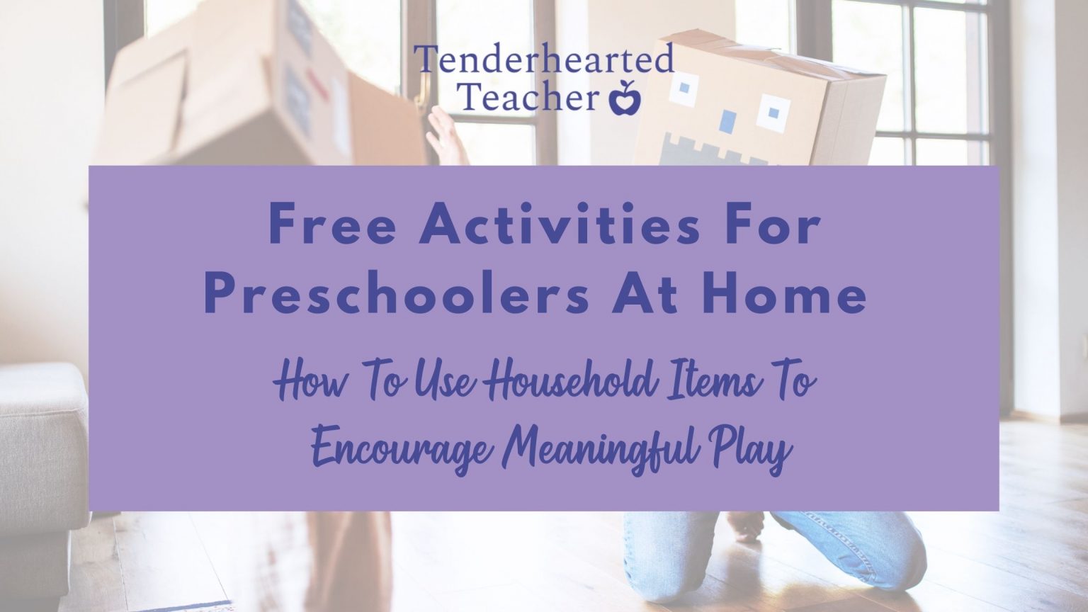 Free Activities For Preschoolers At Home : Tenderhearted Teacher