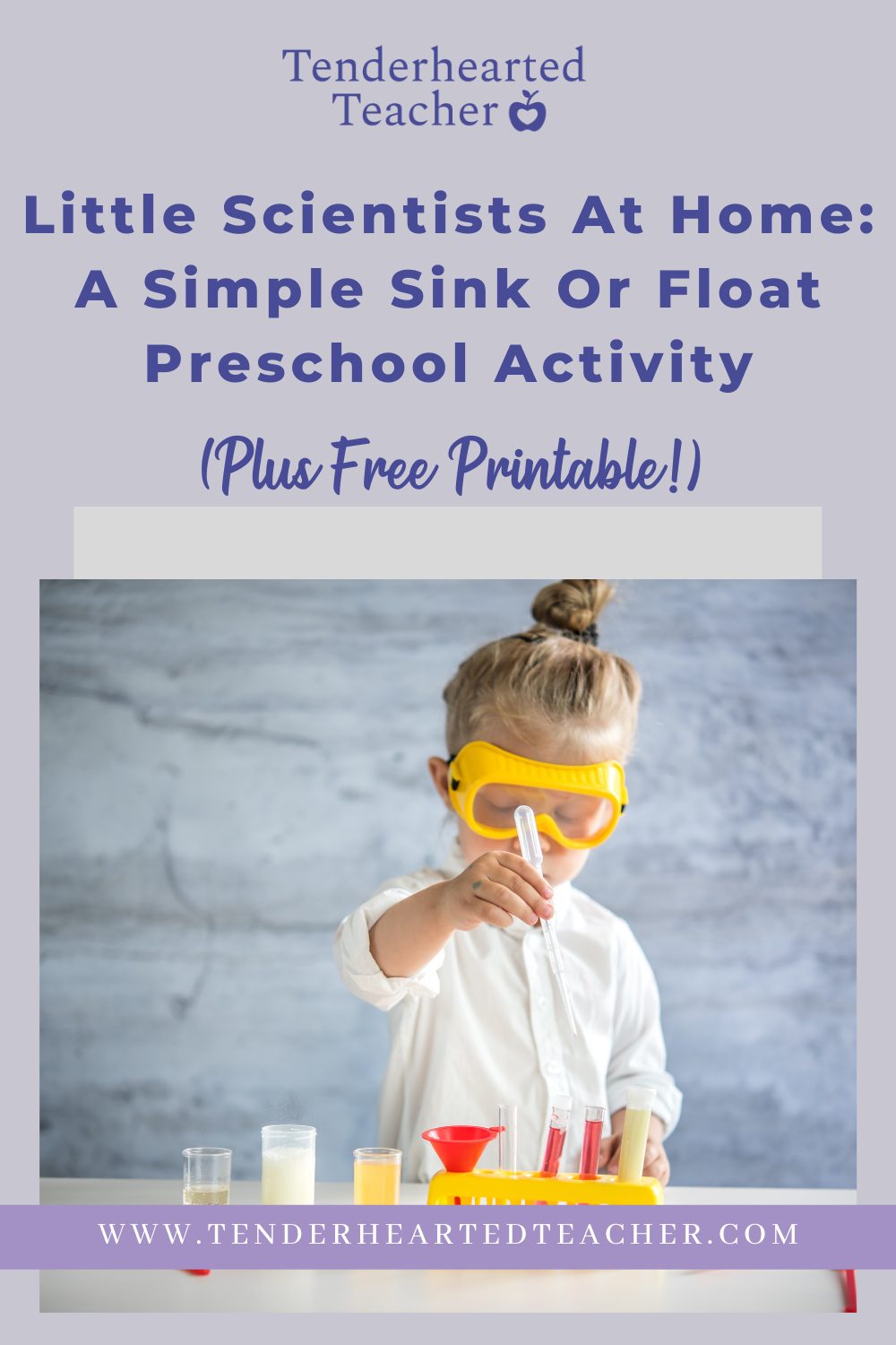 Little Scientists at Home: A Sink or Float Preschool Activity