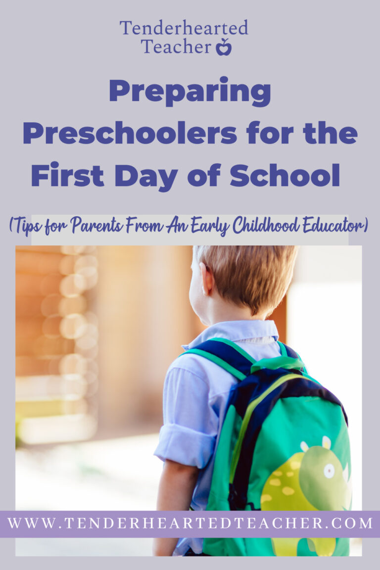 Preparing Preschoolers for the First Day of School