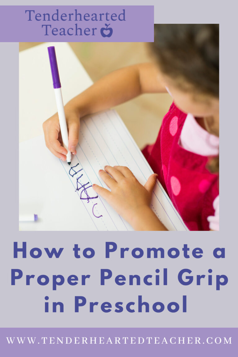 How to Promote a Proper Pencil Grip in Preschool